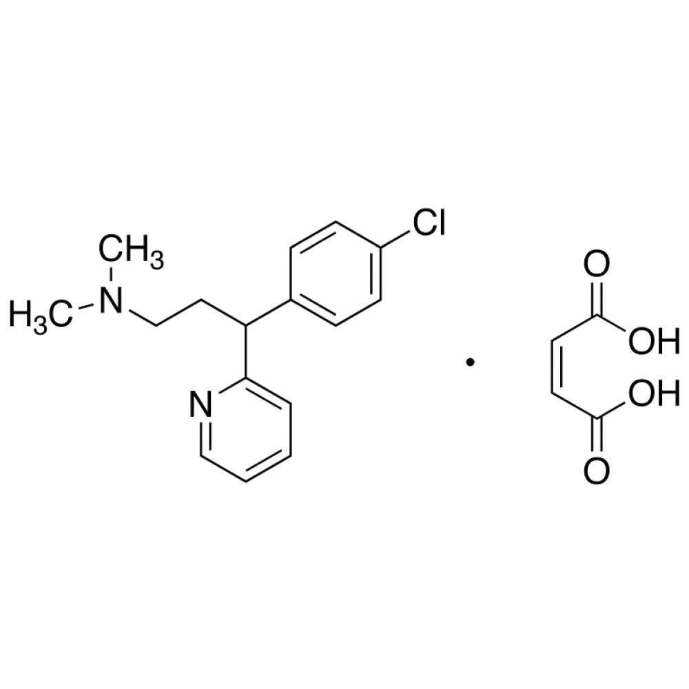 chlorphenamine maleate | CAS# 113-92-8 | C16H19ClN2â€¢C4H4O4